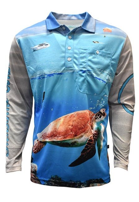 Adult L/S Shirt - Fishing Sunshine Coast - Design Works Apparel