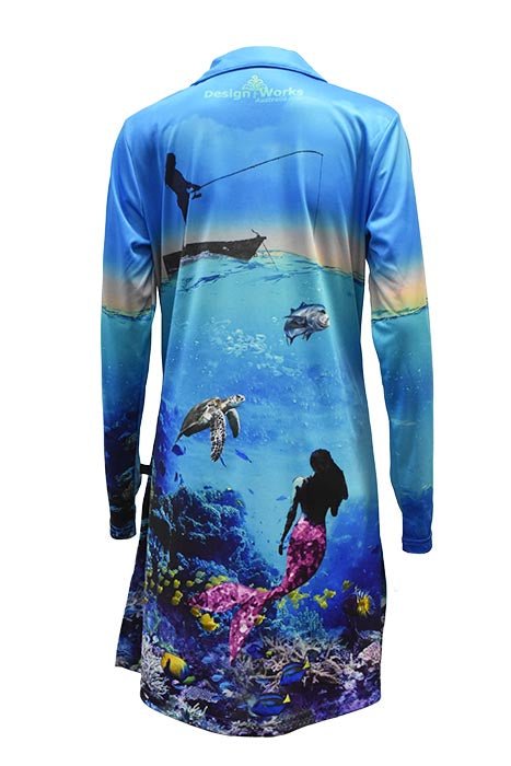 Ladies Fishing Dress - Under the Sea - Design Works Apparel
