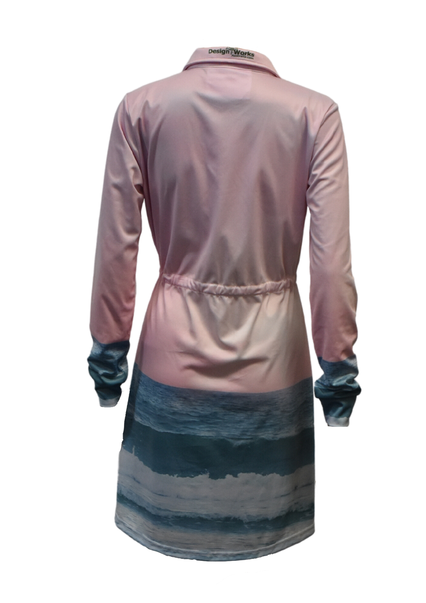 Ladies Sun Safe Outdoor Button-up Dress - Tropical Bliss - Made of ...
