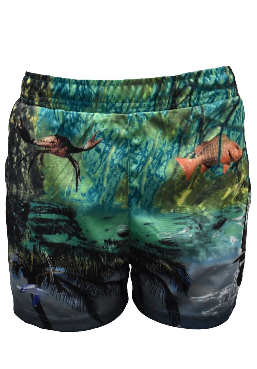 Women's Fishing Shorts - Grab Ya Crab - Design Works Apparel